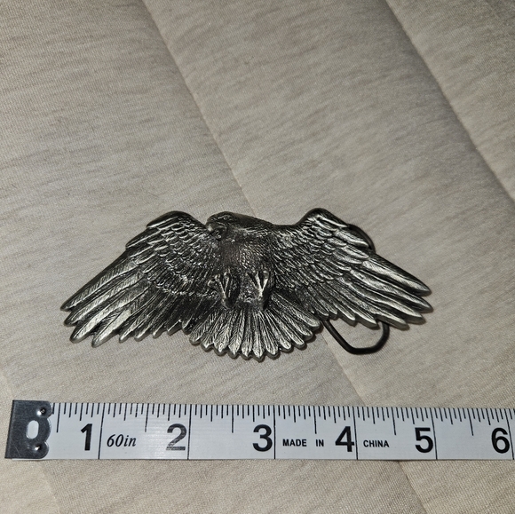 Accessories | Vintage Pewter Eagle Belt Buckle | Poshmark